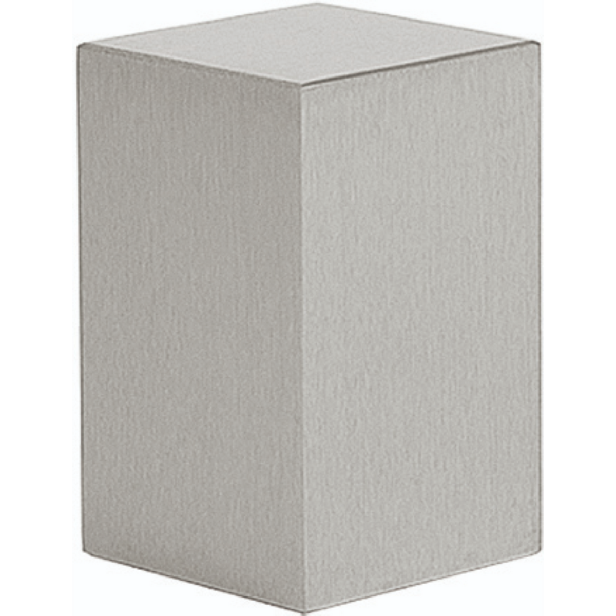 Block Finial 30mm-satin Nickel