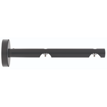 Crs Extended Double Wall Bracket 7-3/4" Bk