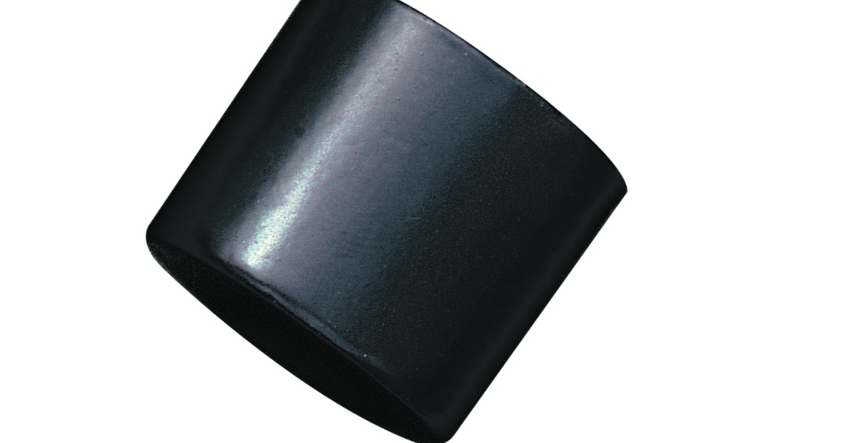 End Cap Finial 20mm-black Matte