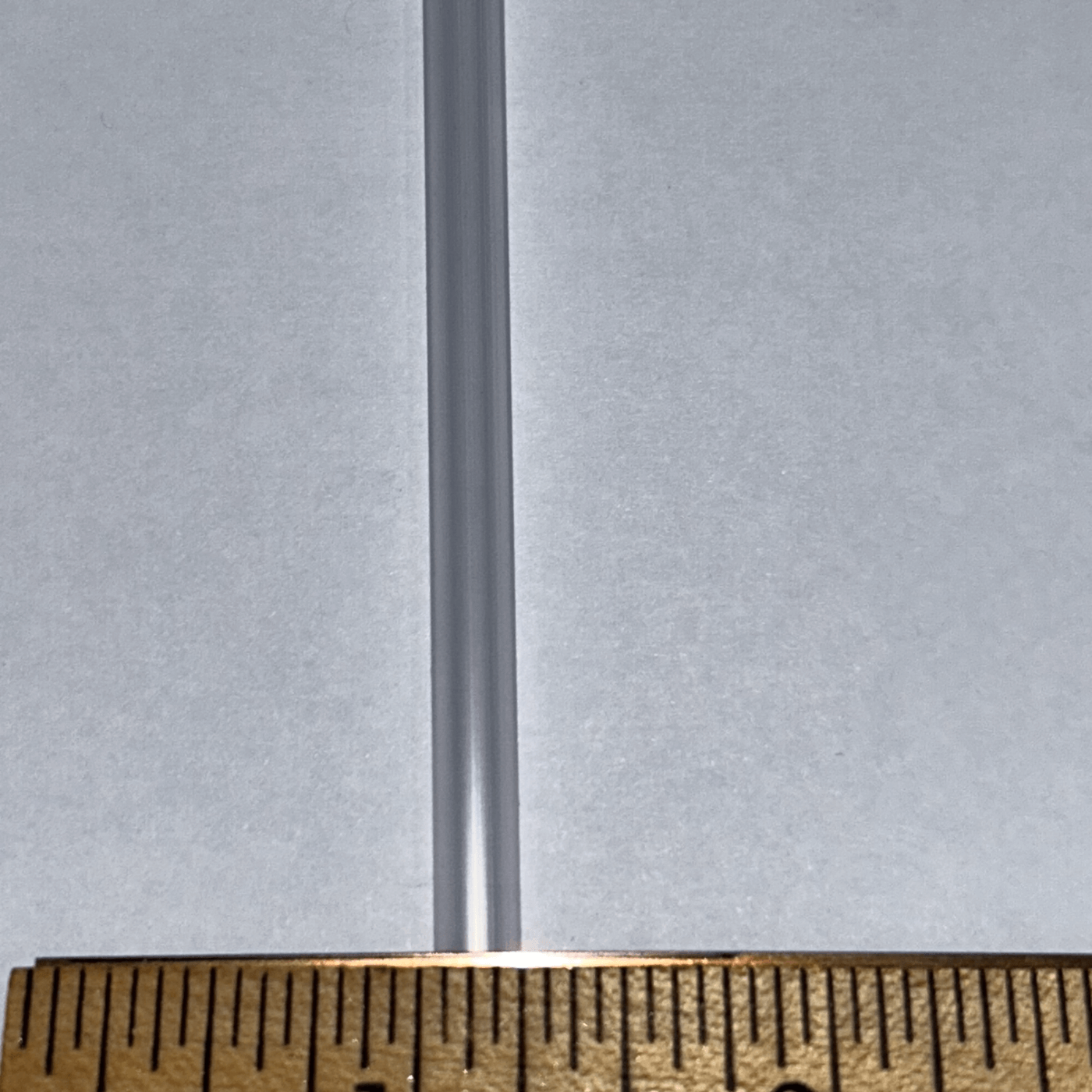 3/16" Clear Round Roman Shade Ribs 16' Long