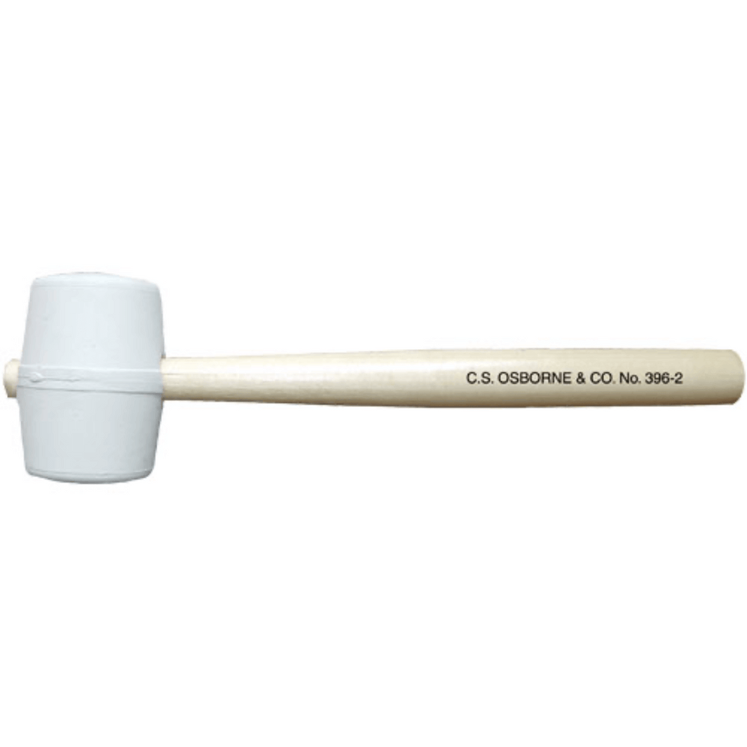C.S. Osborne White Rubber Mallet #396 - Various Sizes