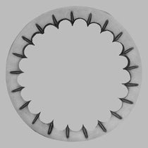 C.S. Osborne Rosette Cutter With Handle #139 - Various Sizes