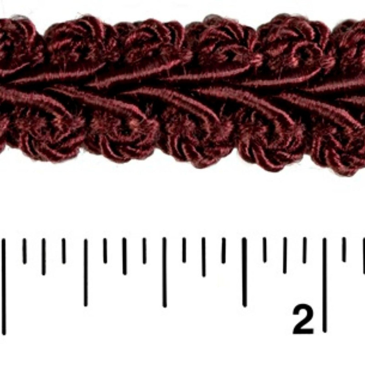 Conso French Gimp Trim - J15 Black Cherry 36Yards