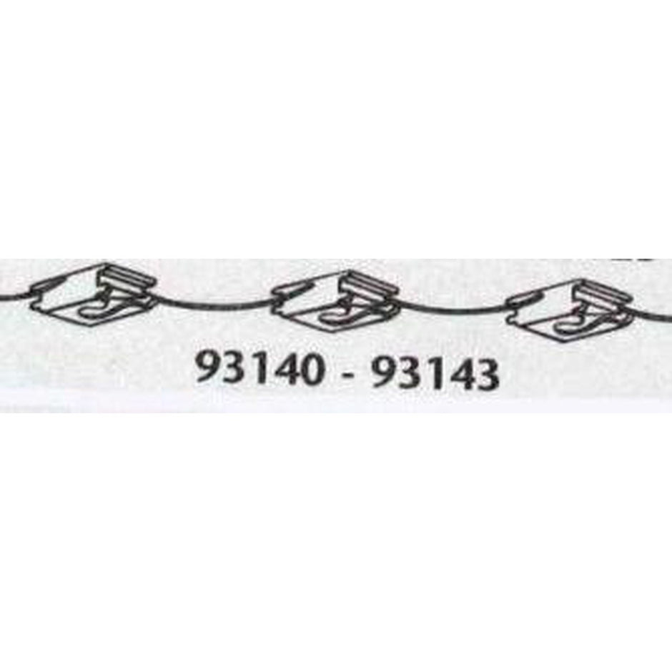 Ripplefold Drapery Snap Tapes & Carriers